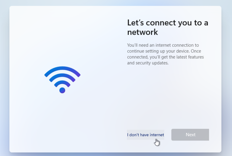 How to avoid a Microsoft account on Windows 11 | Jensd's I/O buffer