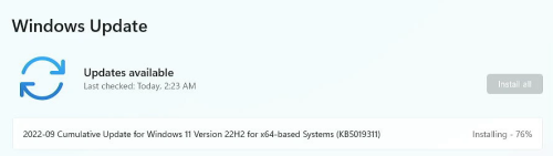 Upgrade to Windows 11 22H2 on unsupported hardware | Jensd's I/O buffer